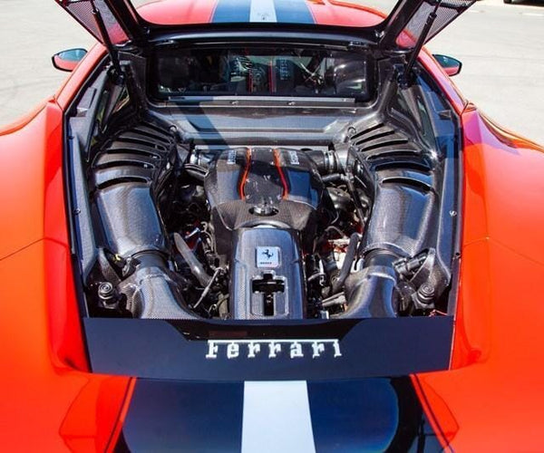 Ferrari 488 Engine Panels - Carbon Fibre Parts | Capristo