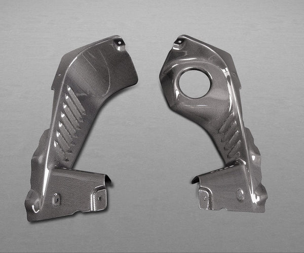 Capristo Carbon Fibre Side Engine Compartment Covers for Ferrari 458 S